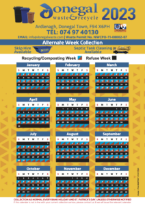 Calendars | Donegal Waste & Recycle