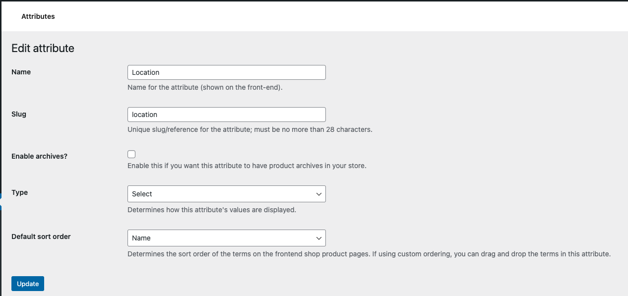 Product Attribute Type of ‘Select’ Appears As Type of ‘Button ...